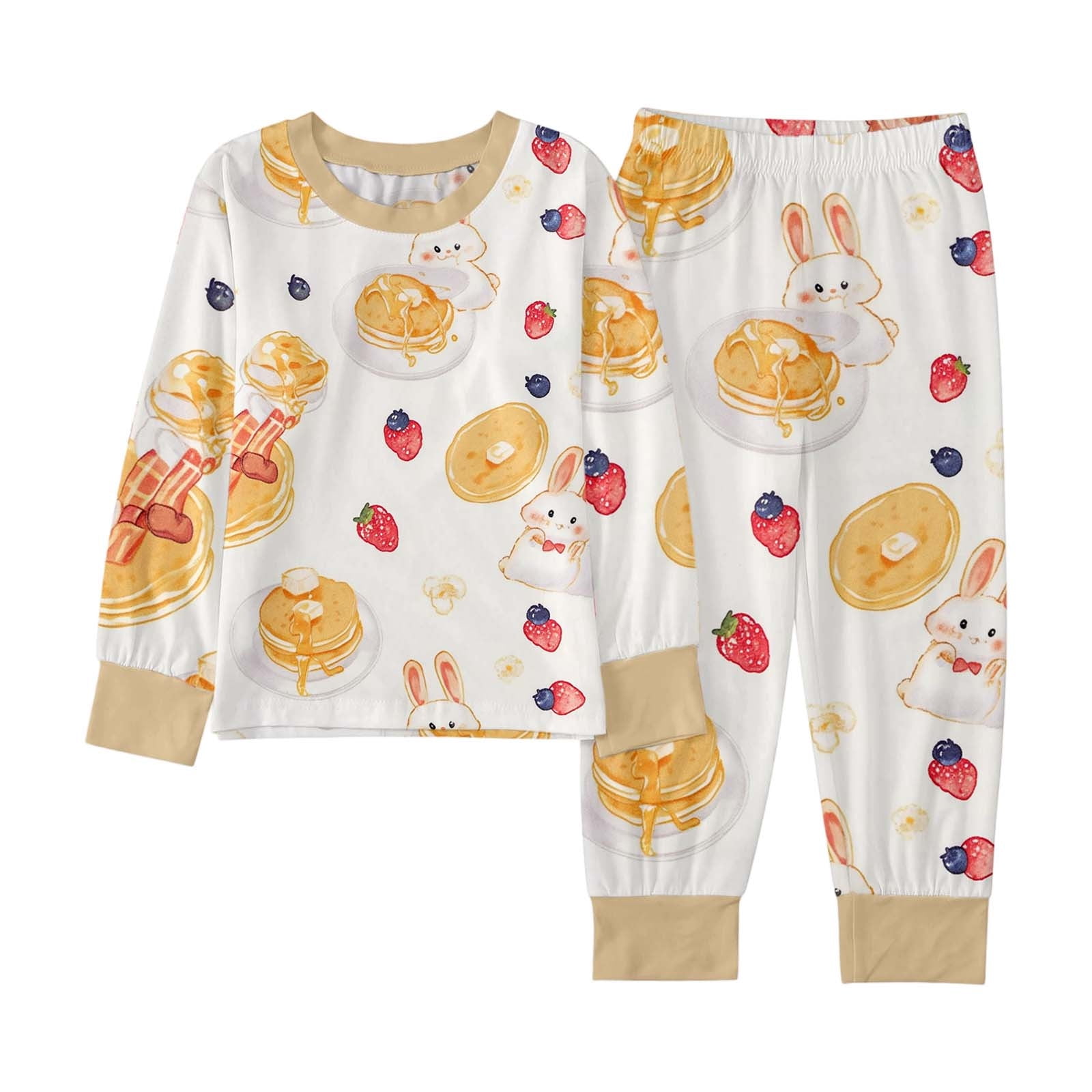 Boys Outfits & Set Casual Cartoon Print Pajamas Pants Set with ...