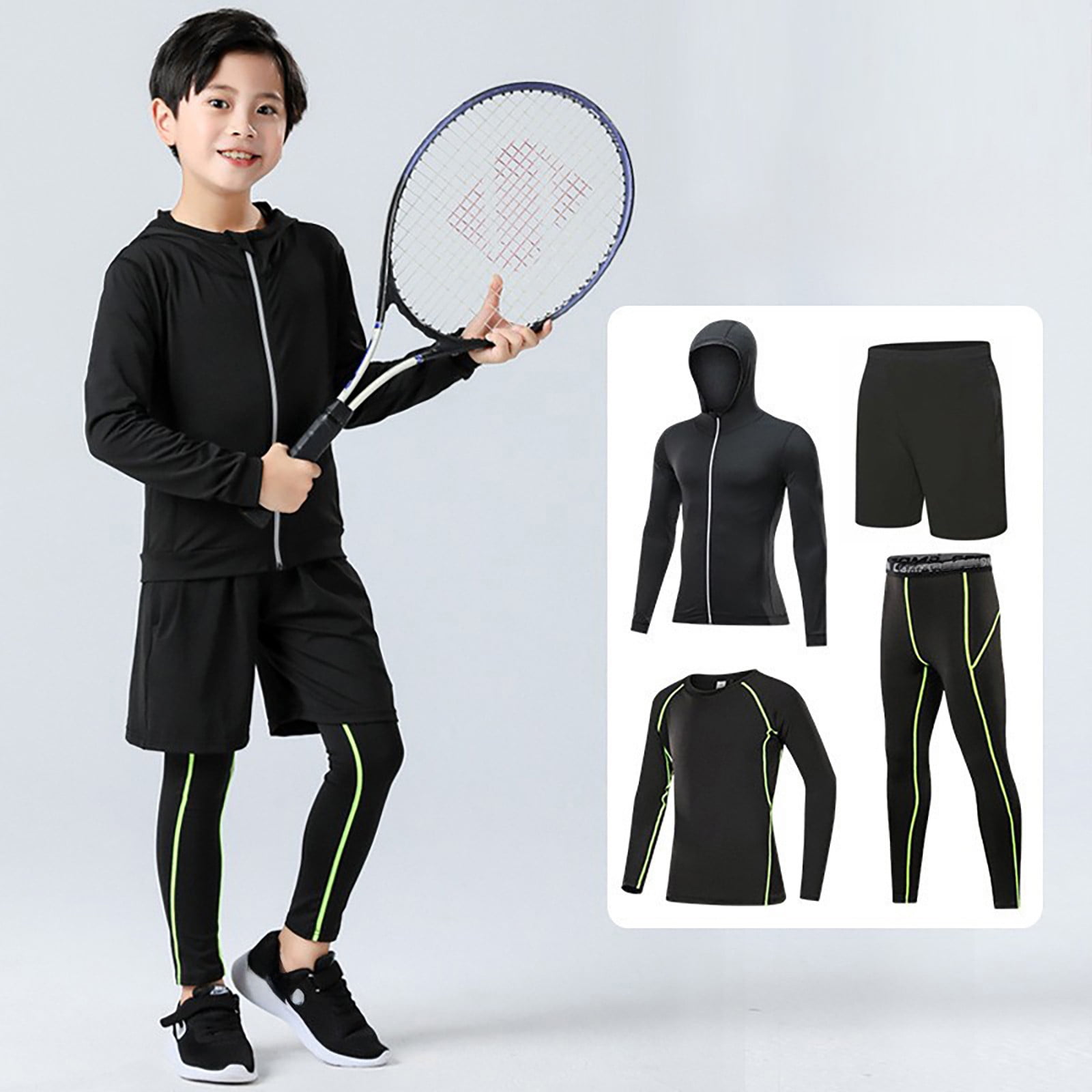 Boys Outfits&Sets Athletic Compression Thermal Underwear Set for ...