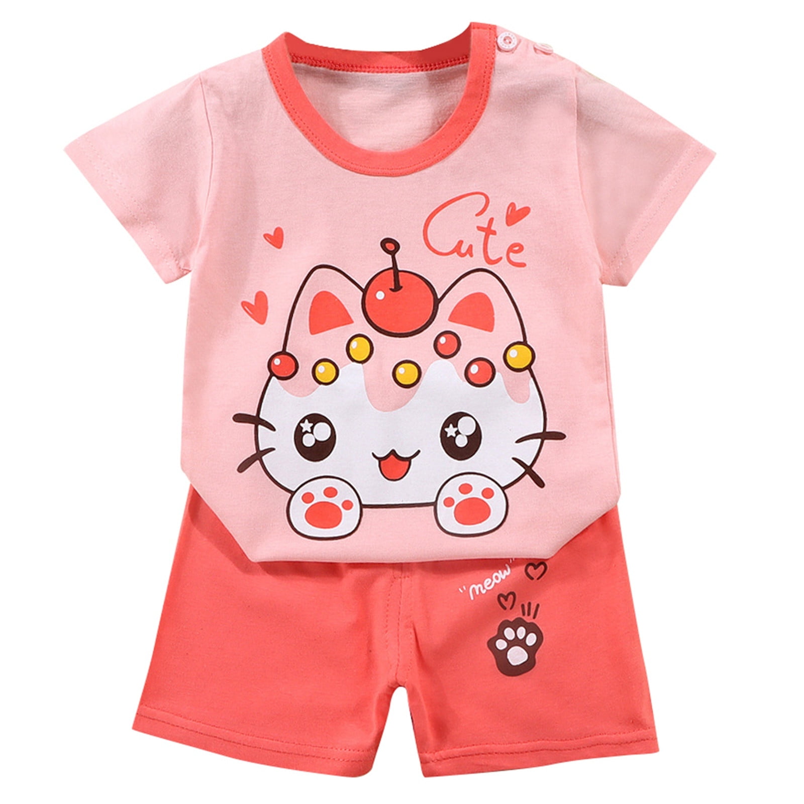 Boys Outfits Summer Short Sleeved T Shirt And Shorts Two Piece Set ...