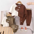 Boys Outfits Toddler Boys Fall Cartoon Print Long Sleeve and Pants ...