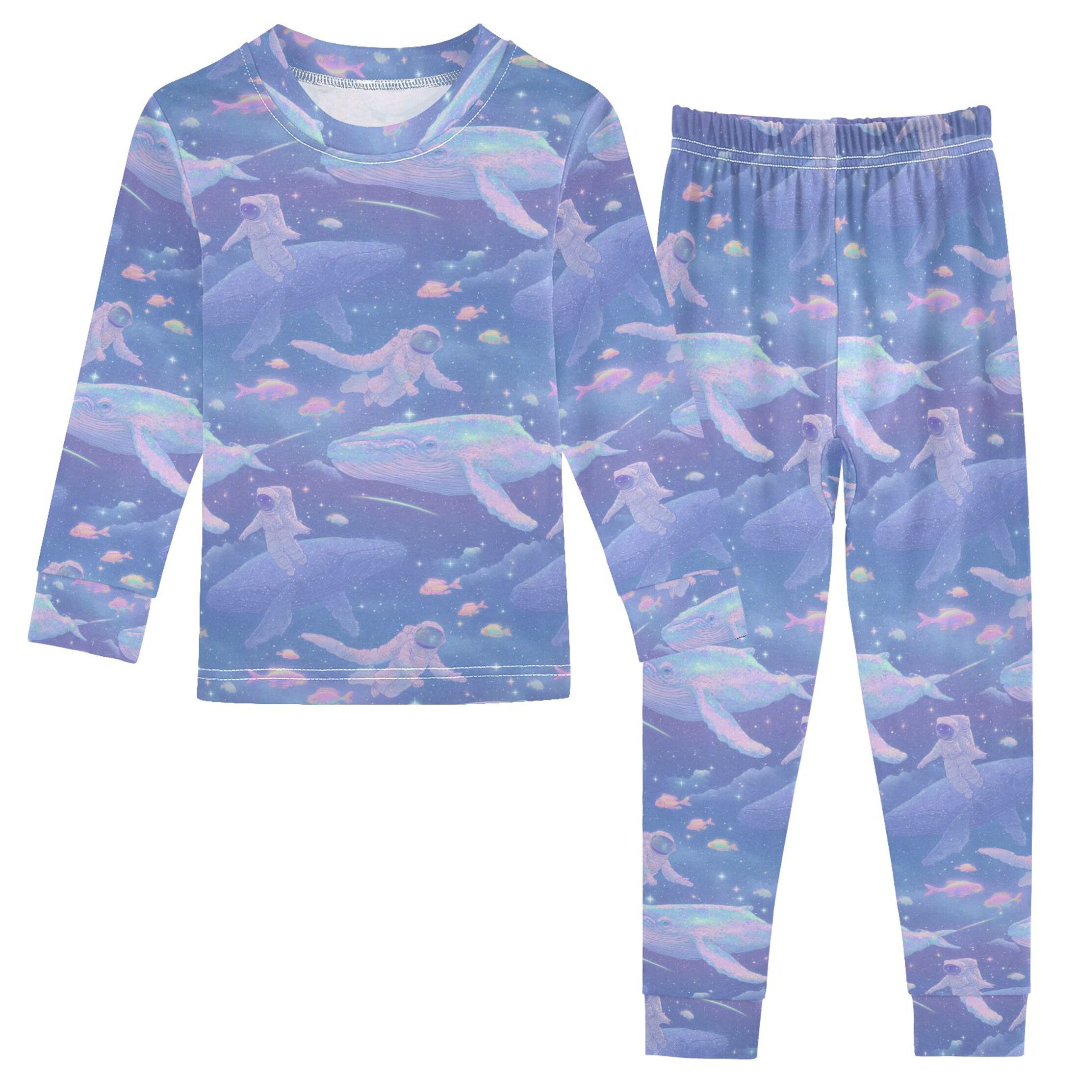 Boys Pajamas Girls Pajama Ffyy4_a_cute_astronaut_floating_in_the ...