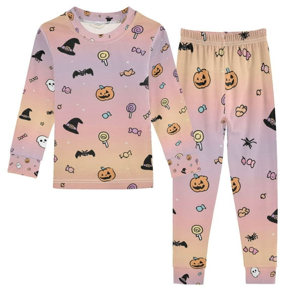 Boys Pajamas Girls Pajama Halloween Themed Patterns Cute Comfortable ...