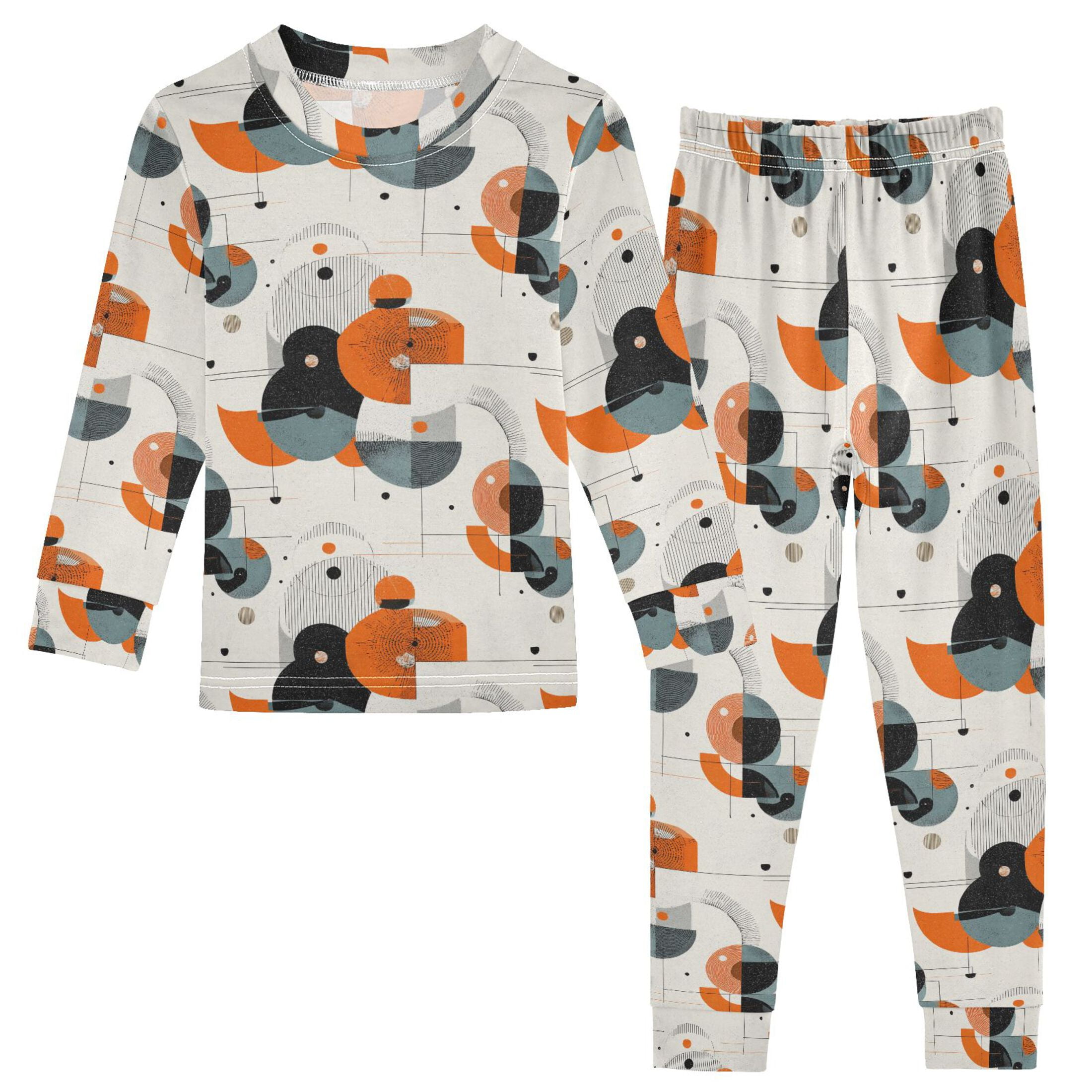 Boys Pajamas Girls Pajama Minimalist Geometry Cute Comfortable Cotton ...