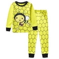 Boys Pajamas Little Bee Long Sleeve Sleepwear Trendy 2-Piece Pjs Set ...