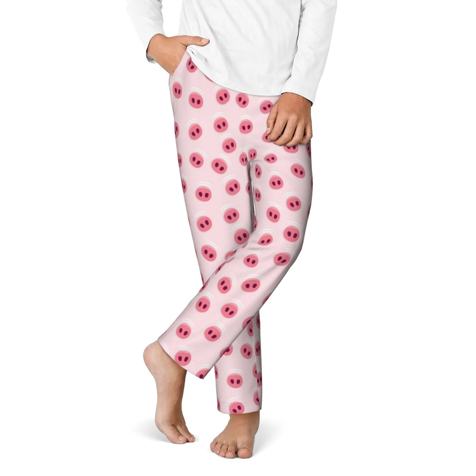 Boys Pajamas Pants - Cute Pig Nose Soft Cotton Kids Pajamas, Comfy ...