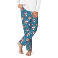 Boys Pajamas Pants - Soft Cute Fox Floral Cotton Kids Pajamas, Comfy ...
