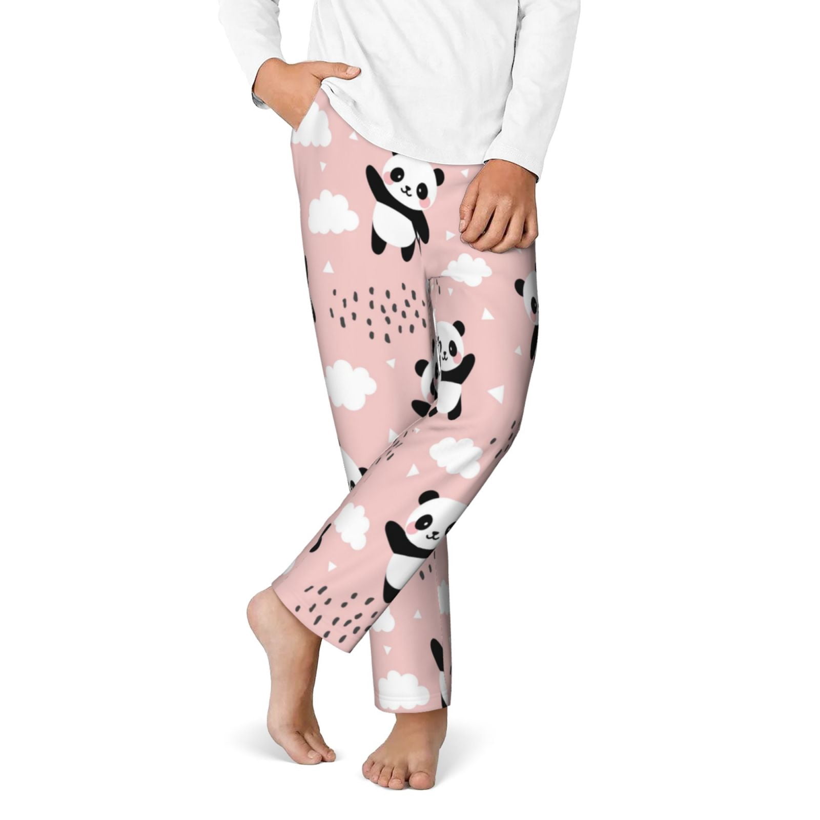 Boys Pajamas Pants - Soft Panda Cotton Kids Pajamas, Comfy Sleepwear Pj ...
