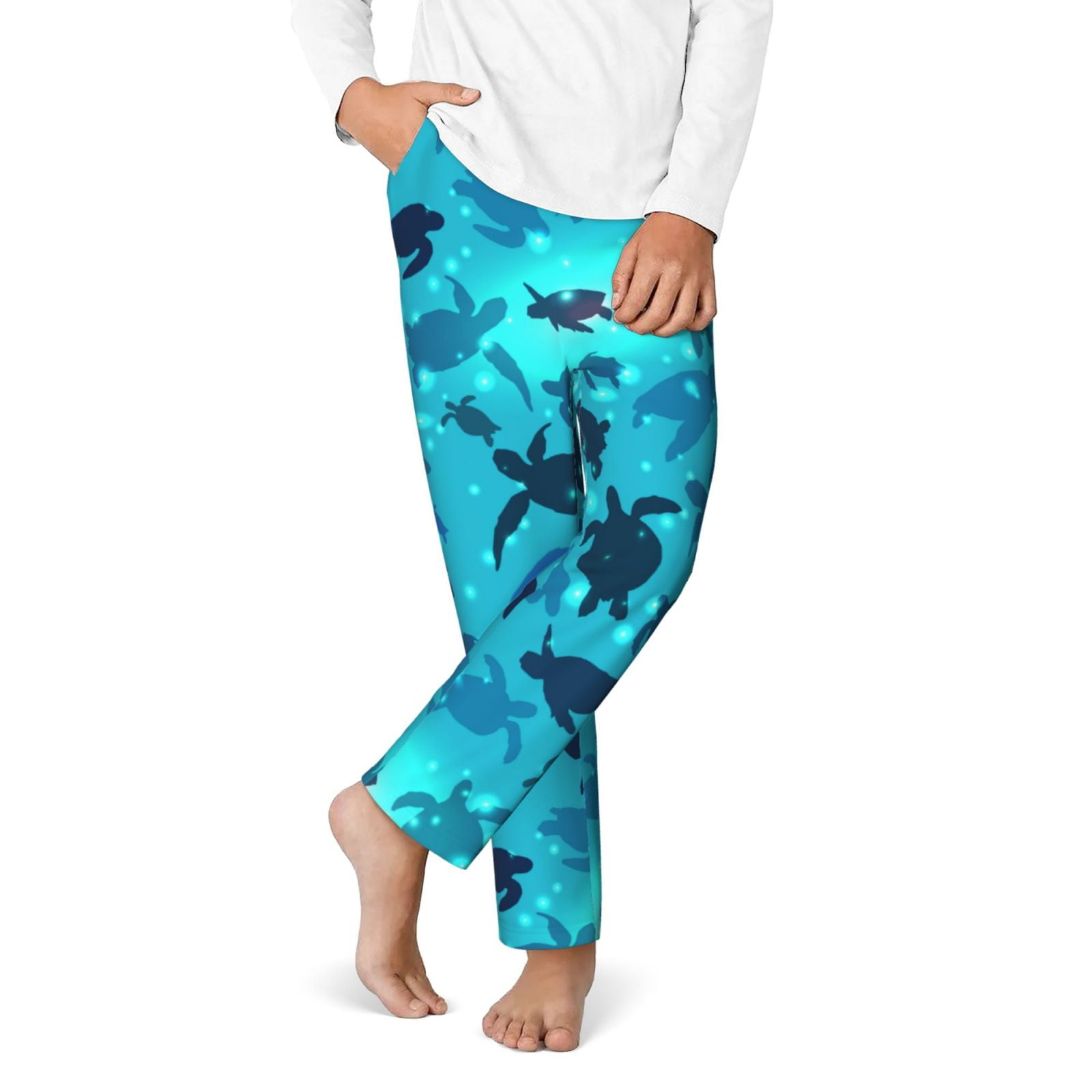 Boys Pajamas Pants - World Turtle Day Soft Cotton Kids Pajamas, Comfy ...
