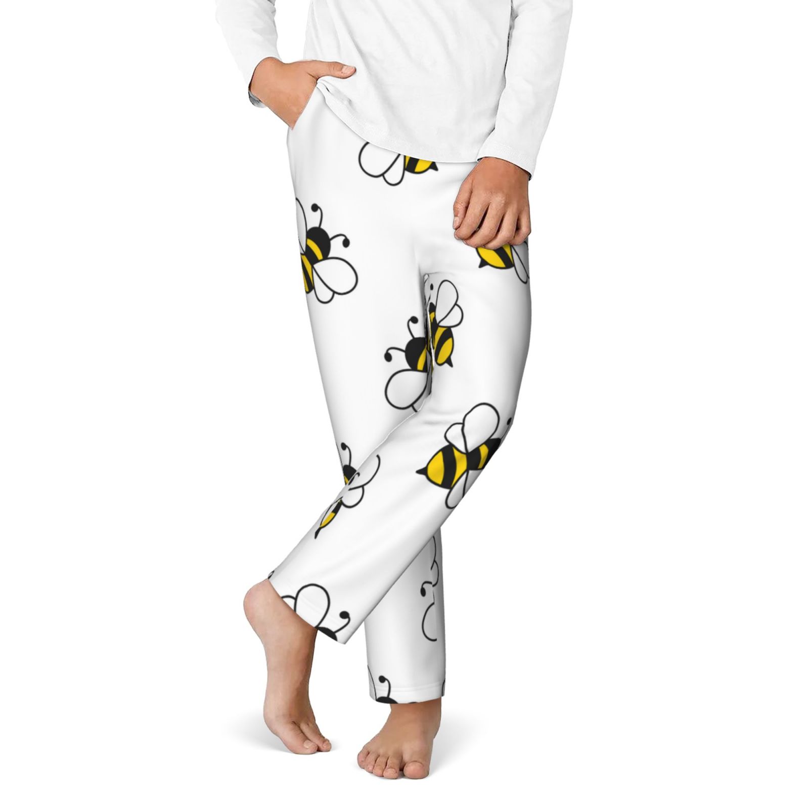 Boys Pajamas Pants - cartoon bee Soft Cotton Kids Pajamas, Comfy ...