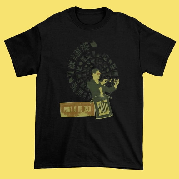 Boys' Panic! At The Disco Hypnosis Band Full size Black SHirt - Walmart.com