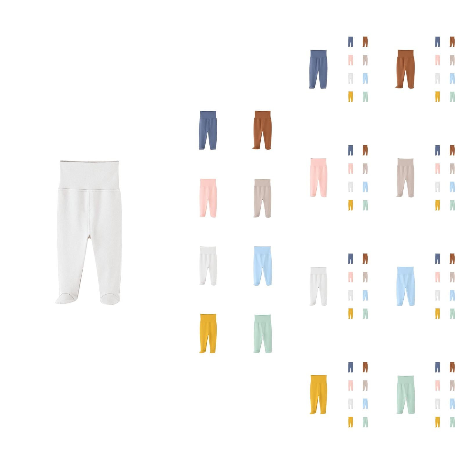 Boys Pants Boys Jumpsuit High Waist Footed with Crotch Snap Closure for ...
