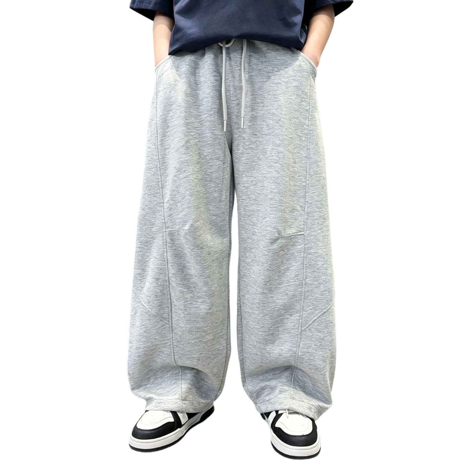 Boys' Pants Boys Lightweight Summer Pants Breathable Knit Straight Leg ...