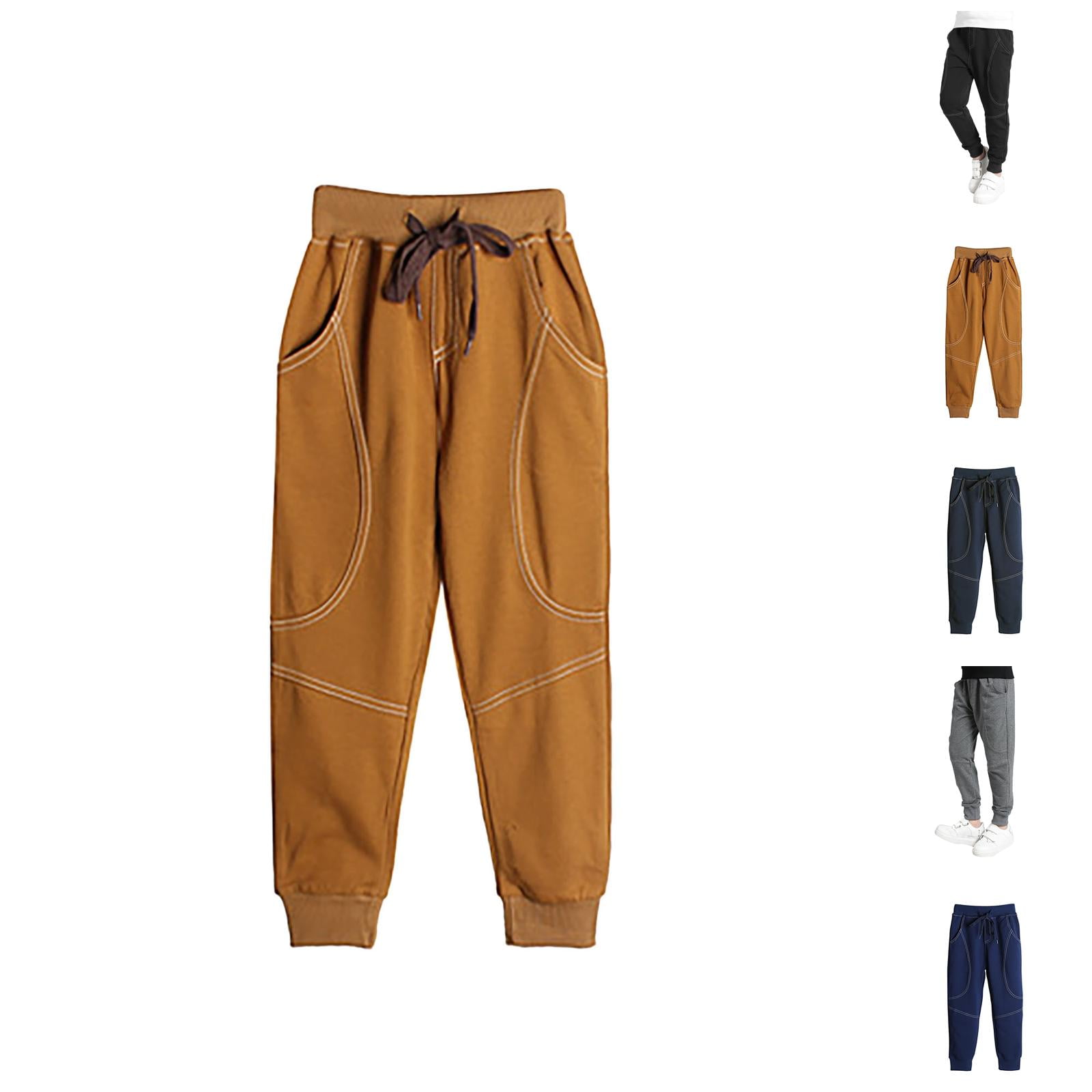 Boys Pants Boys Sweatpants Toddler Jogger Pants Pull-On Design with ...