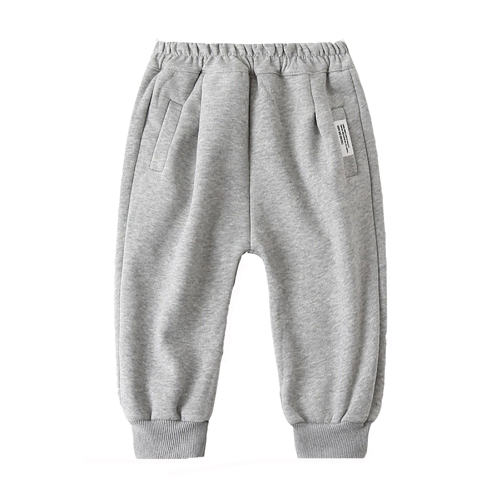 Boys Pants,Girls Boys Patchwork Fashion Solid Thick Warm Sport Pants ...