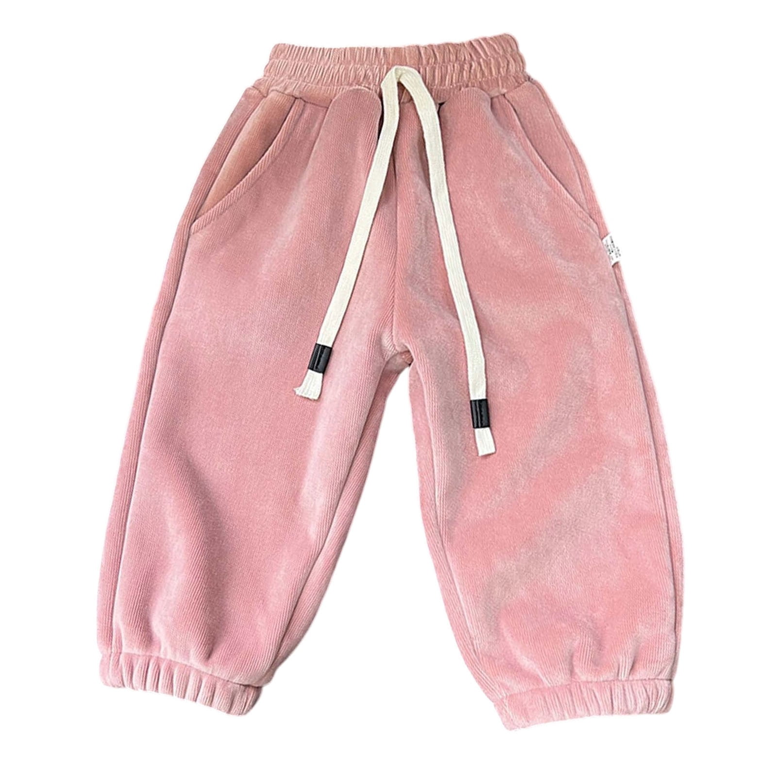 Boys Pants,Girls Lined Winter Thermal Thickened Outdoor Sports Joggers ...