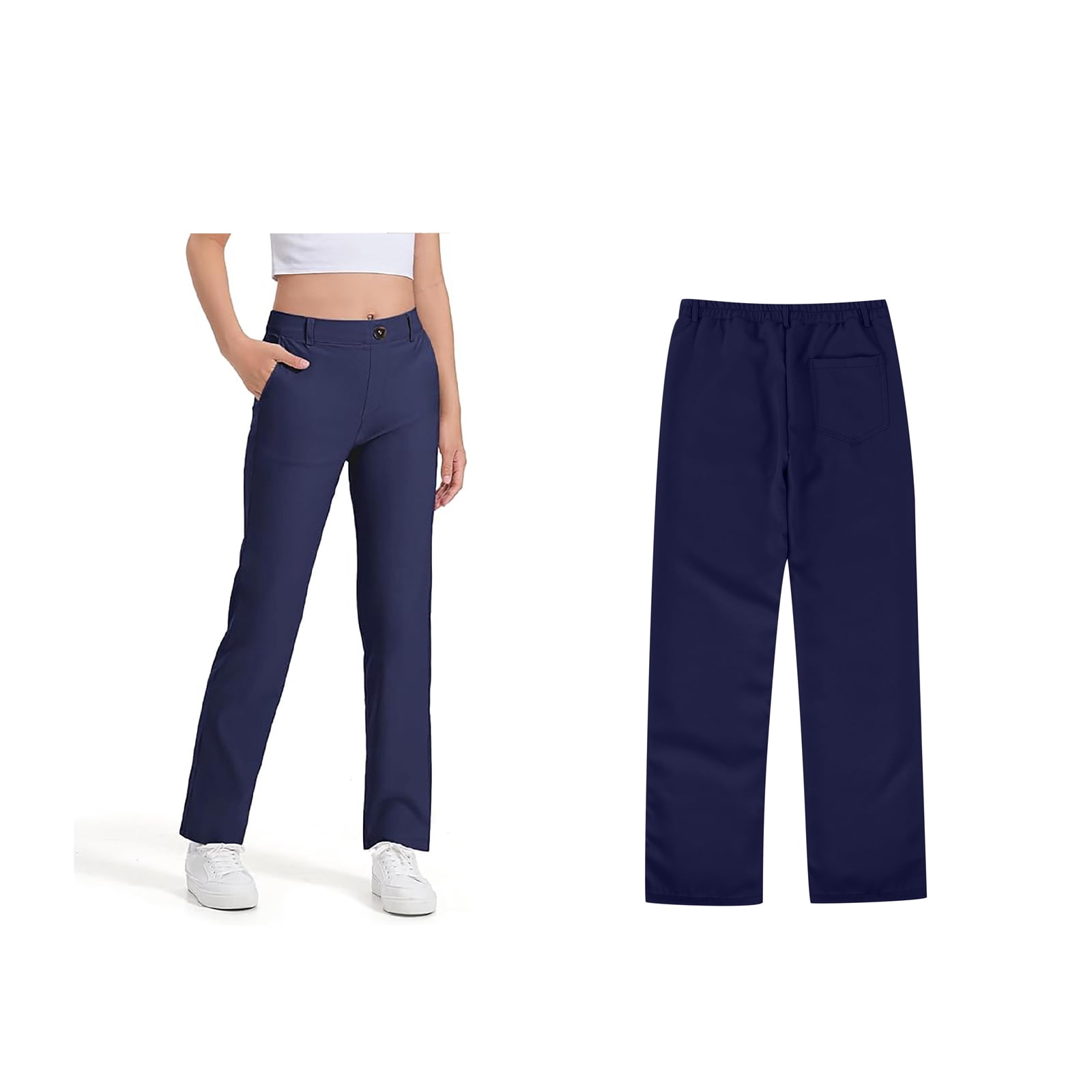 Boys' Pants Navy Pants Slim Fit Dress Pants School Uniform Pants Boys ...