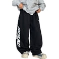 Boys Pants Straight Loose Print Sweatpants for Kids Casual Boys Print ...