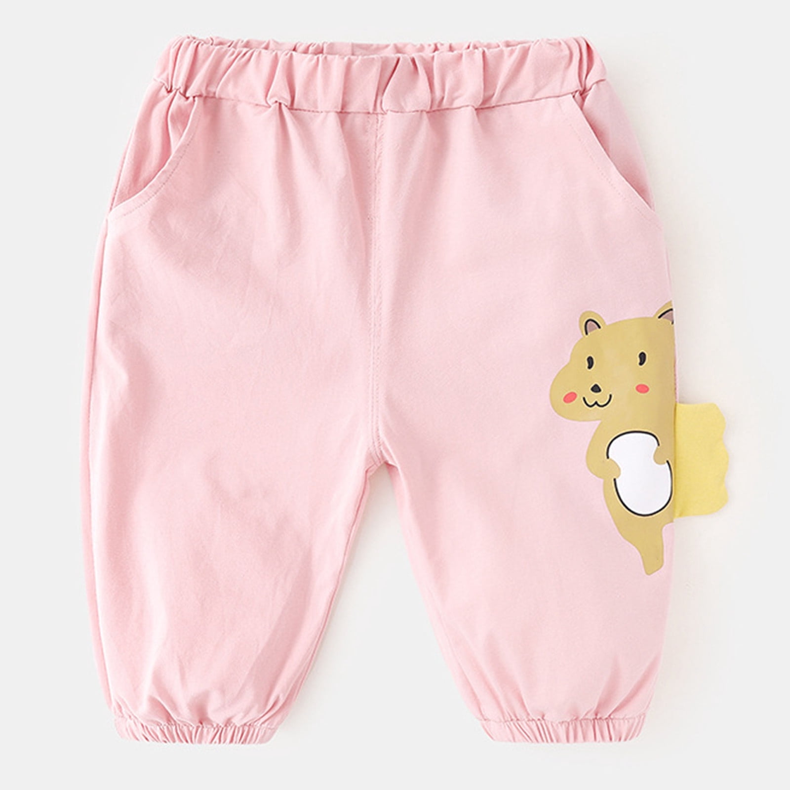 Boys Pants Summer Thin Loose Cartoon Print Casual Long Pants for Kids ...