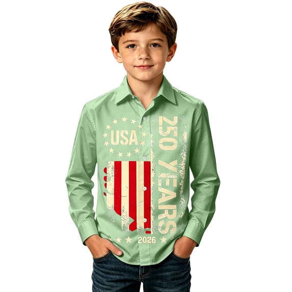 Boys Patriotic Graphic Tops 4th of July Independence Day Shirt America ...