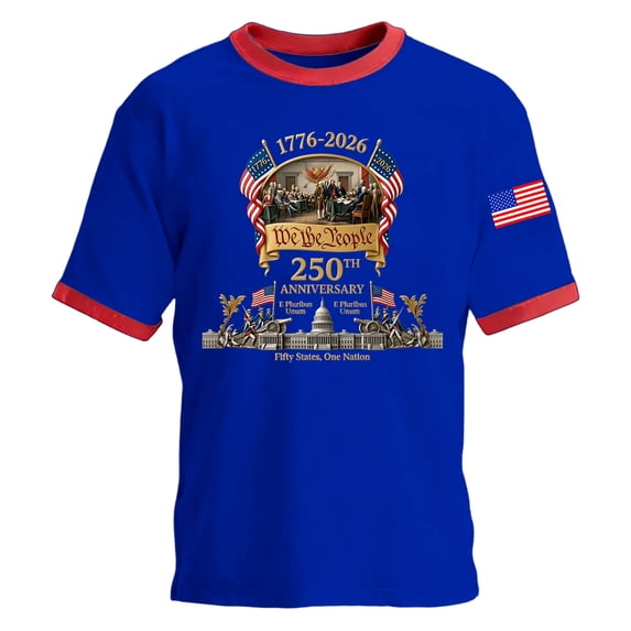 Boys Patriotic Shirt Regular Fit Casual Independence Day T-Shirt ...