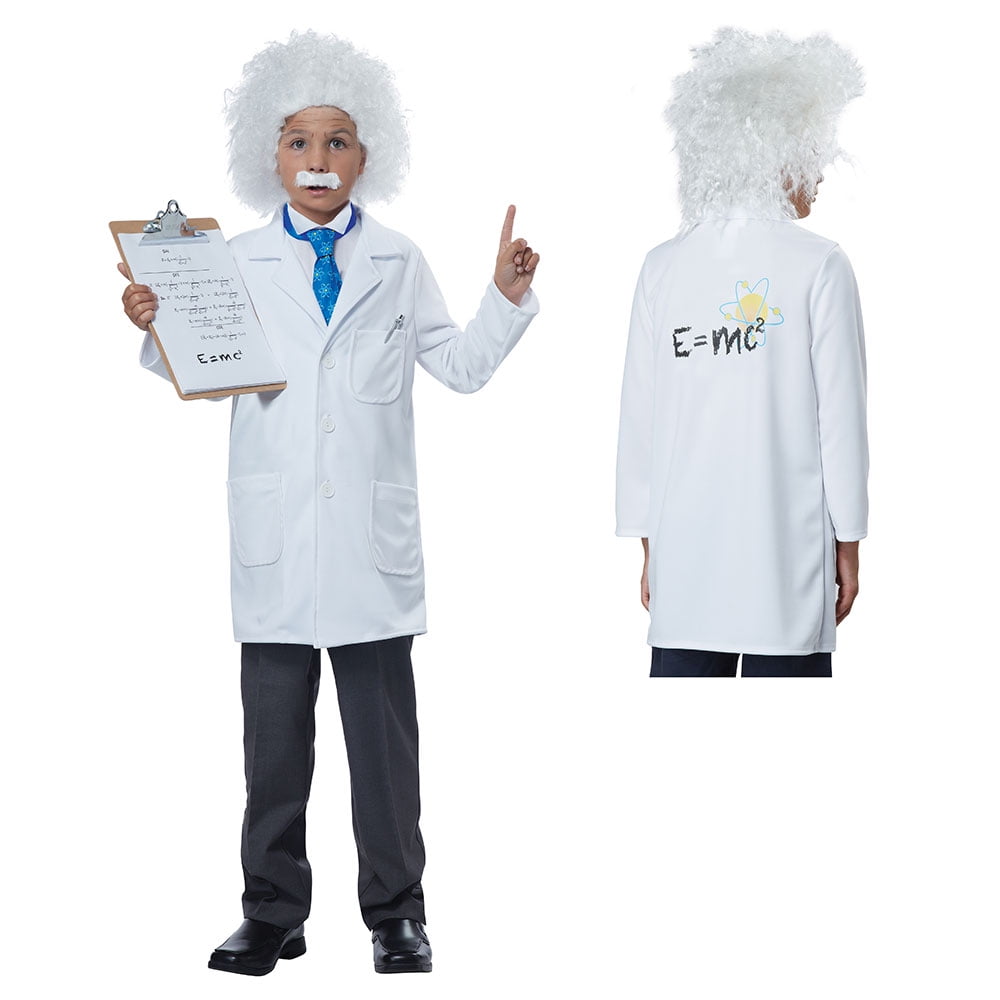 Albert Einstein Physicist Costume for Boys, Small - Walmart.com