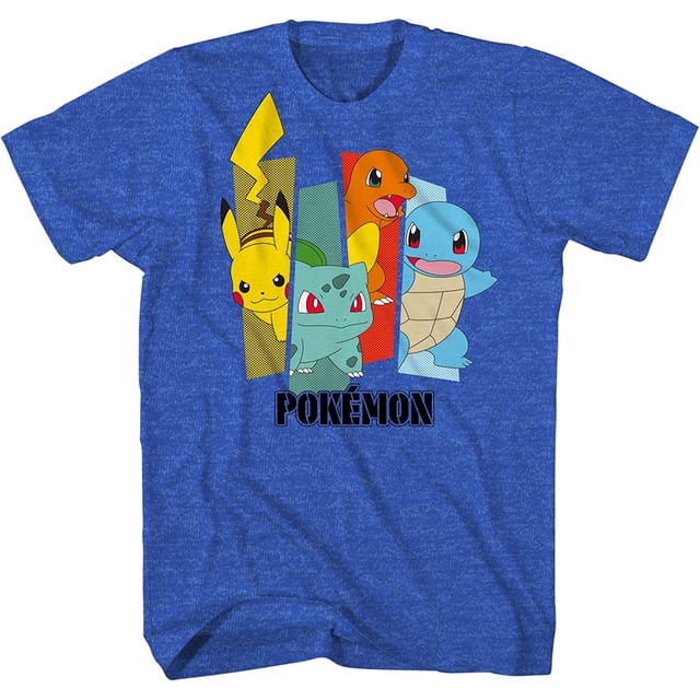 Boys Official Pokemon Pikachu & Friends T-Shirt, Cotton/Poly Blend ...