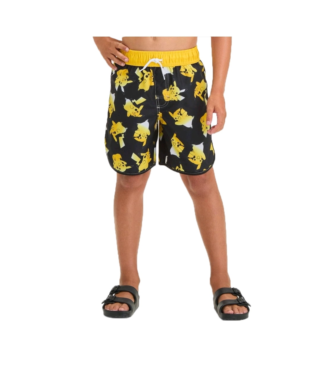 Boys' Pokemon Pikachu Black Swim Trunk Shorts - Large - Walmart.com