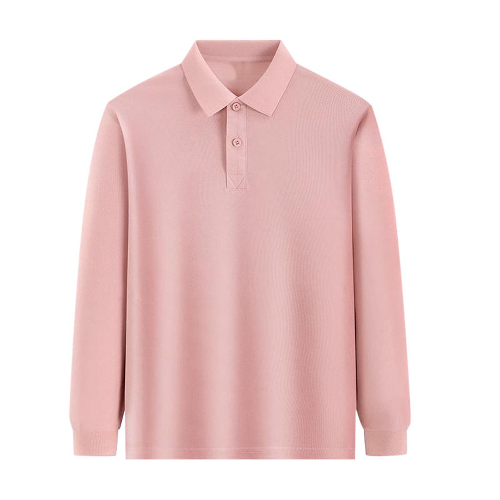 Boys Polo Shirt Long Sleeve Uniform Shirt Button-Down Shirts Boys ...