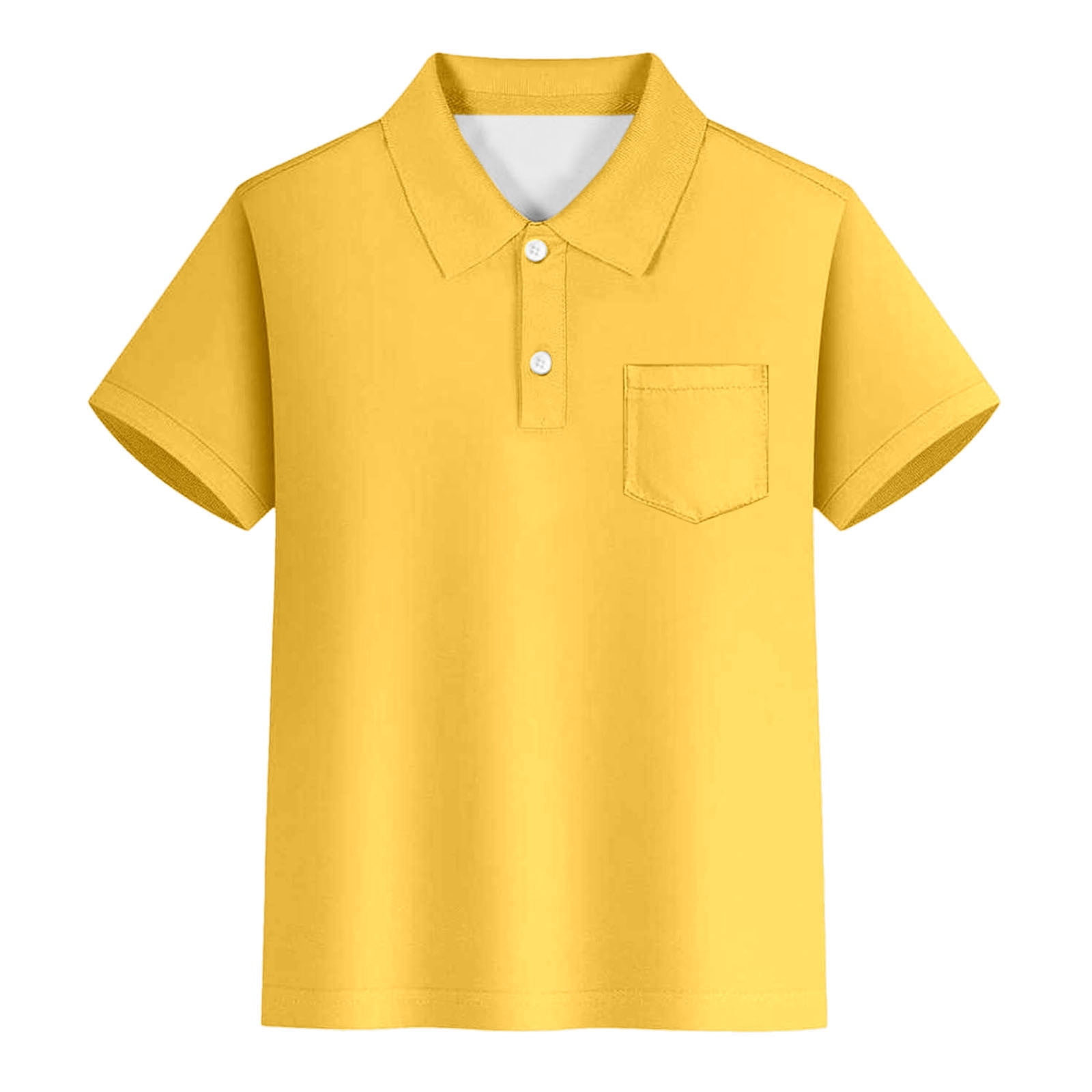 Boys' Polo Shirt Solid Kids Short Sleeve Shirts Shirt Boys Rugby Shirt ...