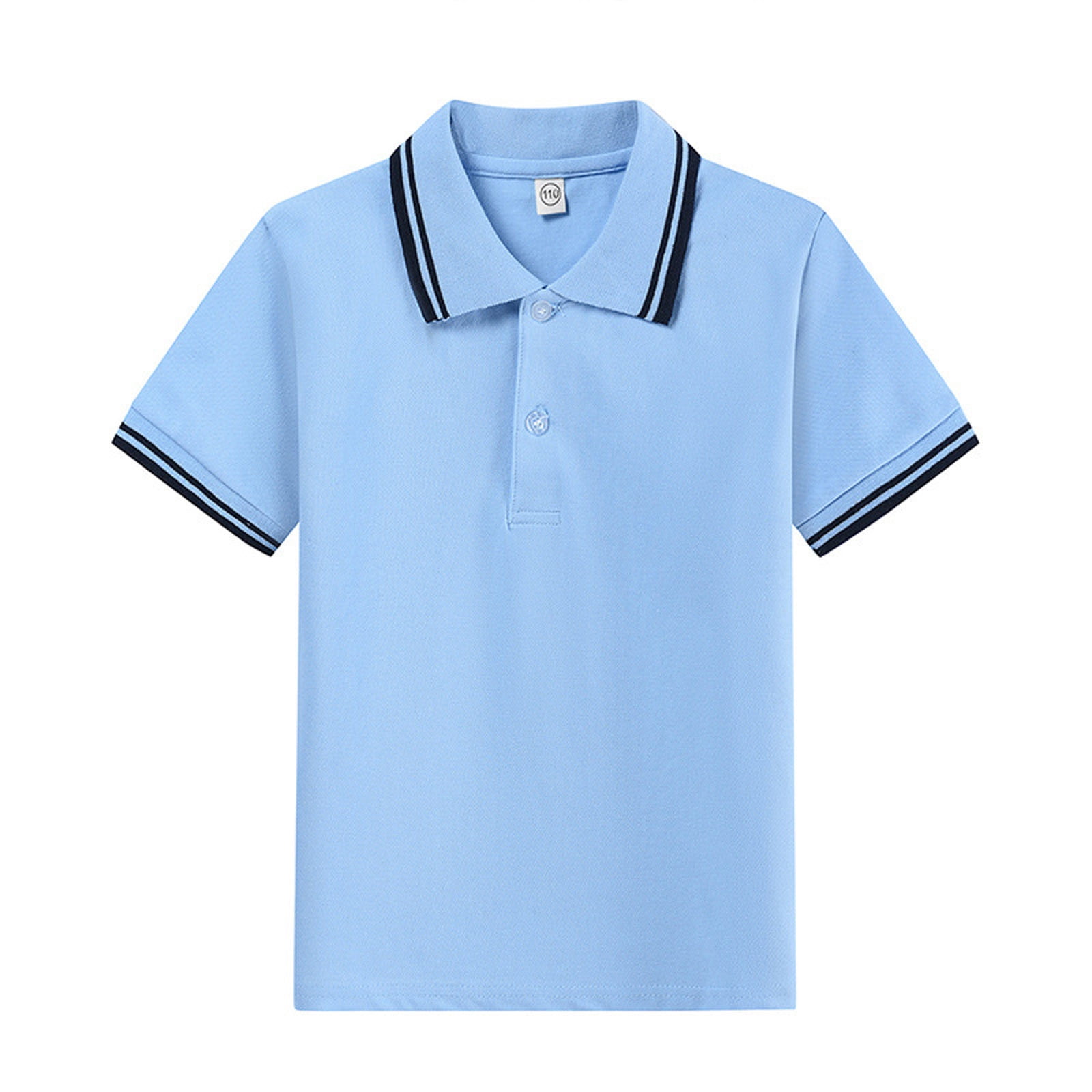Boys' Polo Shirt Solid Polo Shirt for Boys Rugby Shirts Boys Short ...