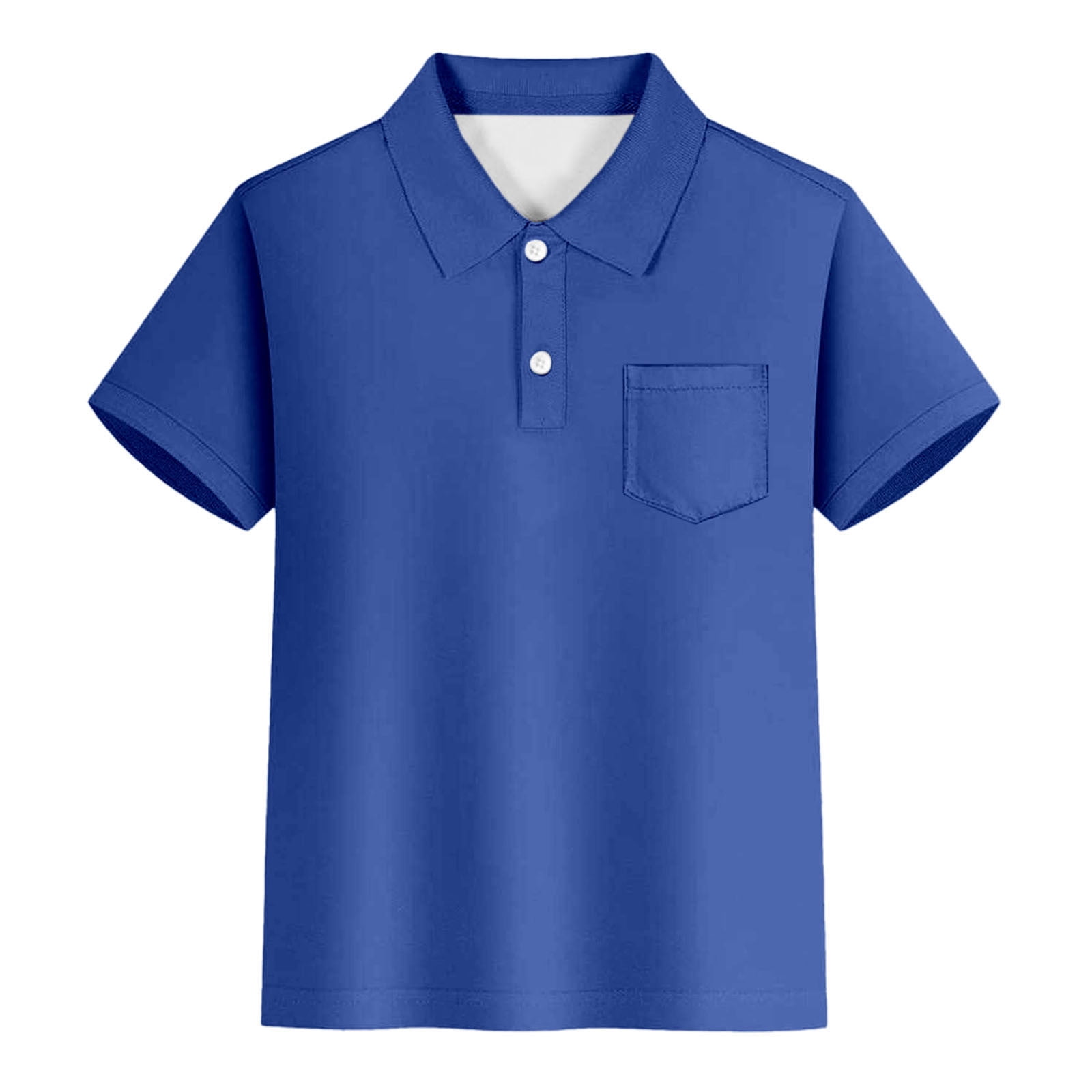 Boys' Polo Shirts Solid Shirt for Boys Rugby Shirts Short Sleeve Polo ...