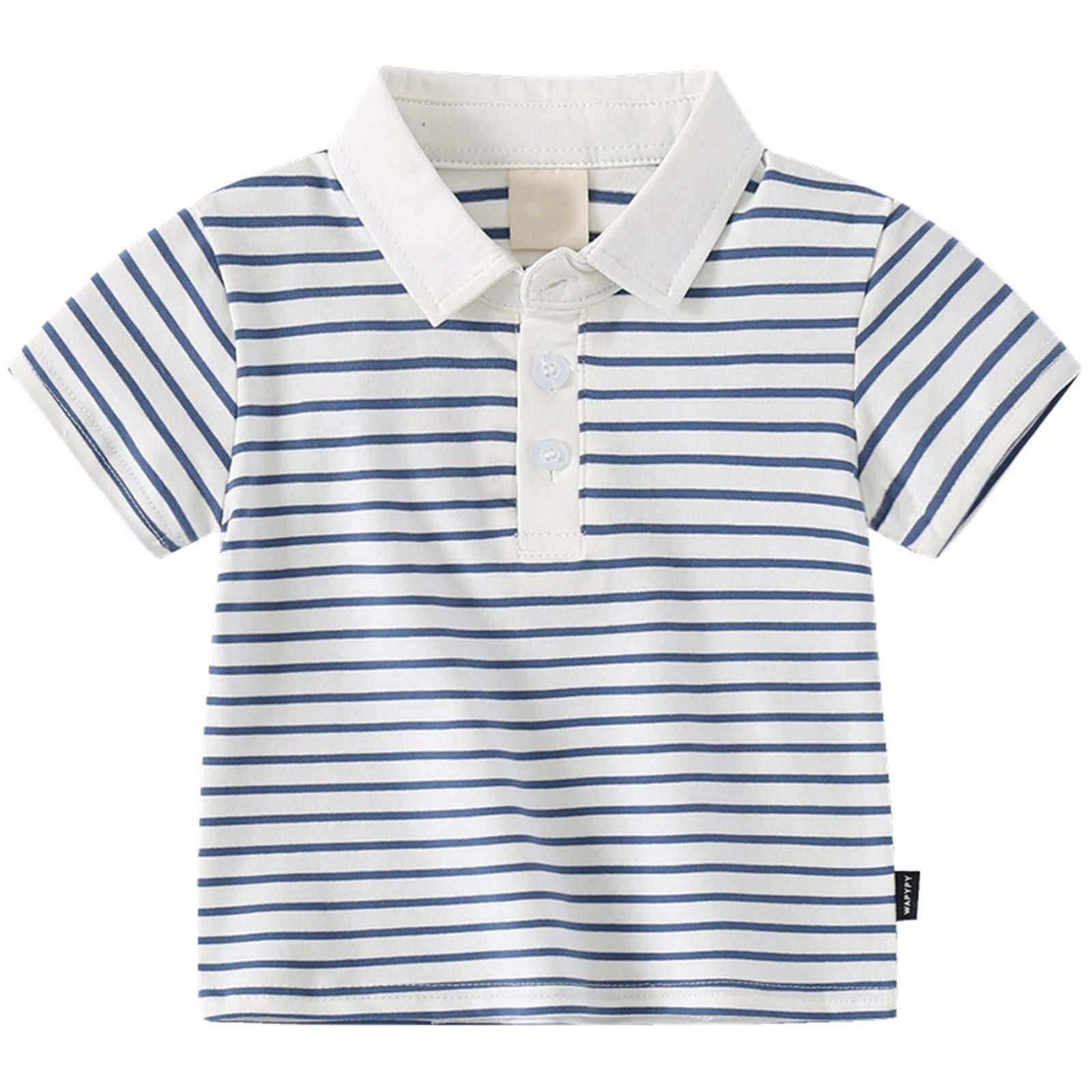 Boys' Polo Shirts Stripes Uniform Shirts for Boys Rugby Shirts Short ...
