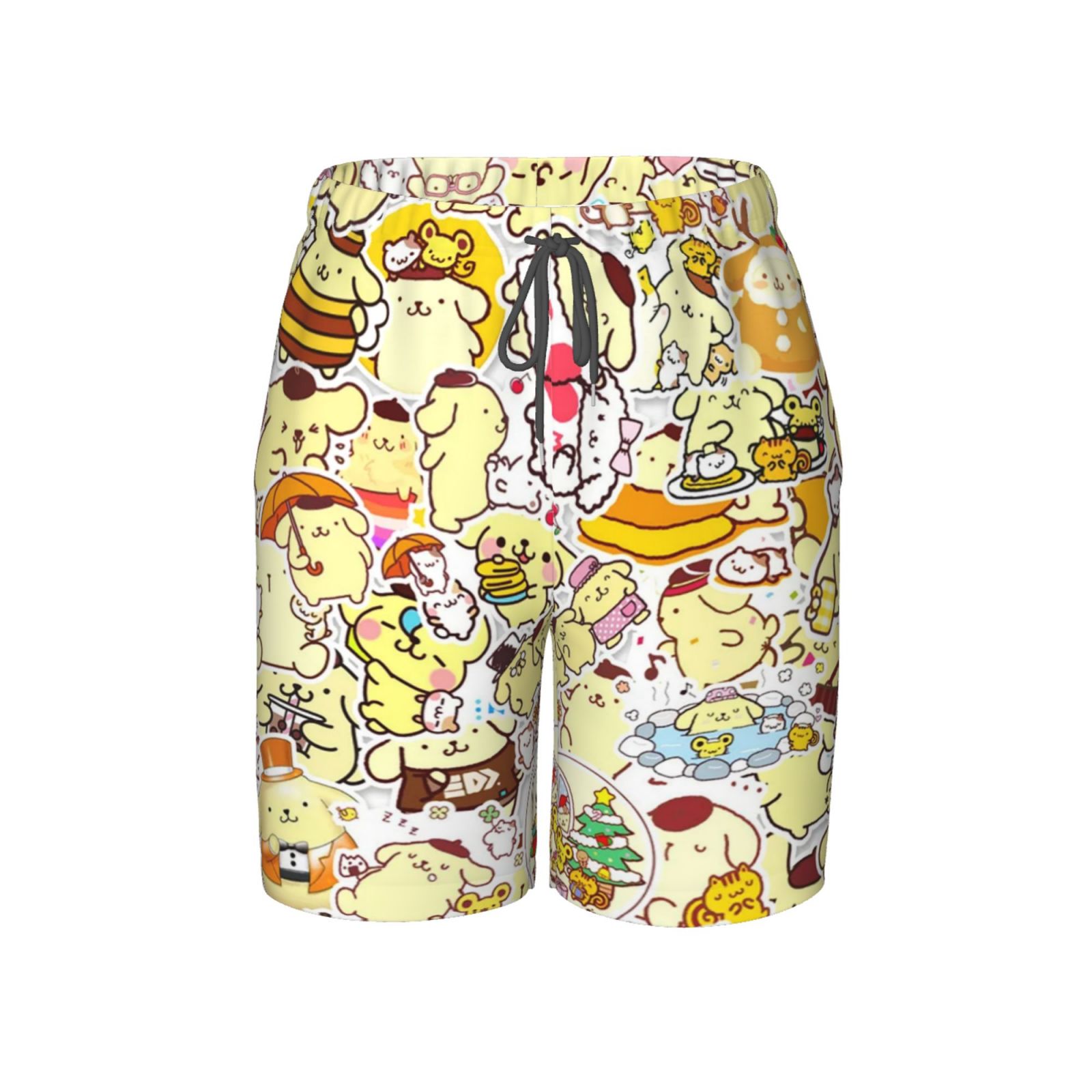 Boys Pompompurin Swim Trunks With Mesh Liner Kids Cartoon Quick Dry ...
