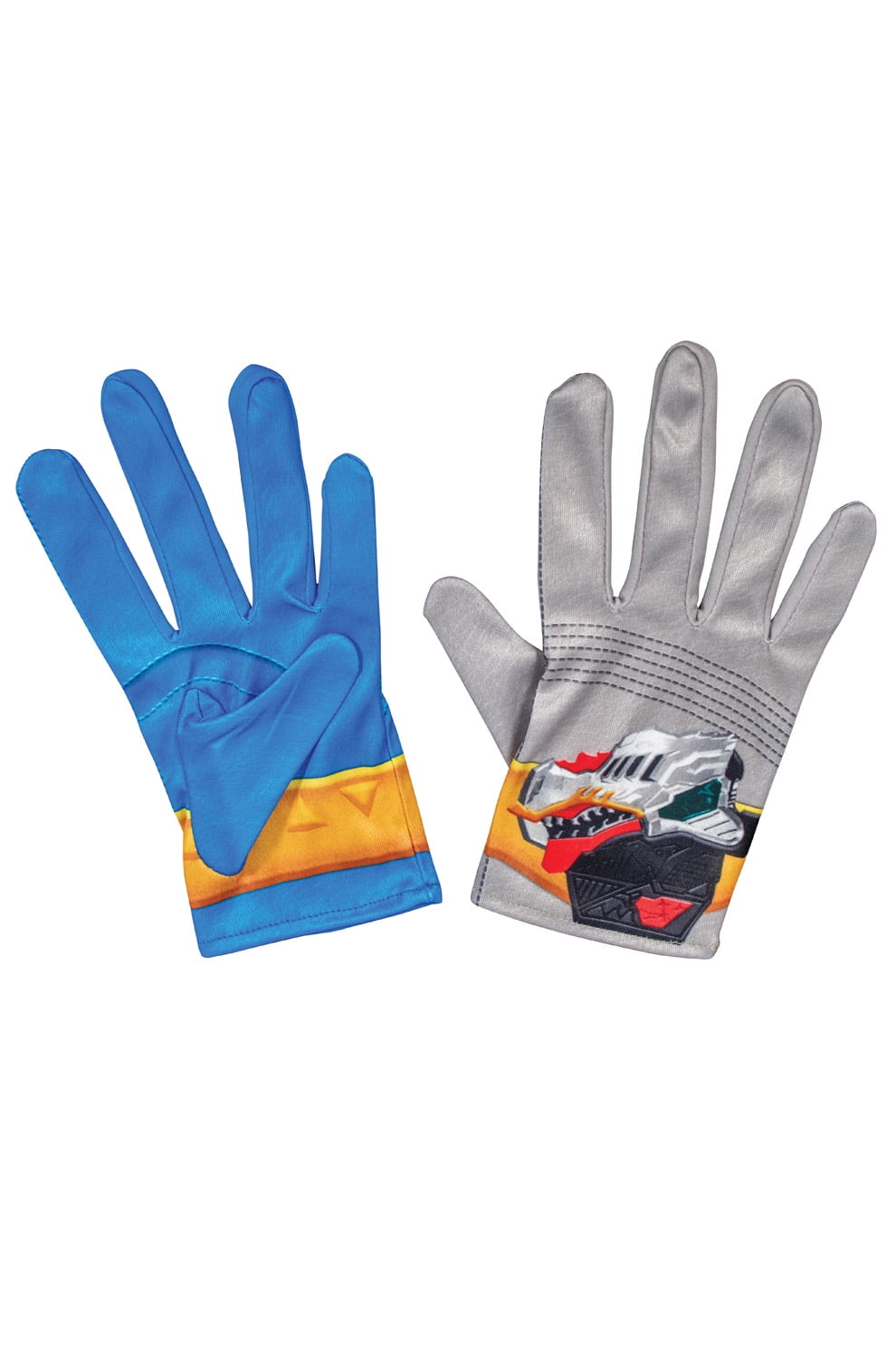 Boys Power Rangers Dino Fury Blue Ranger Gloves Costume Accessory ...