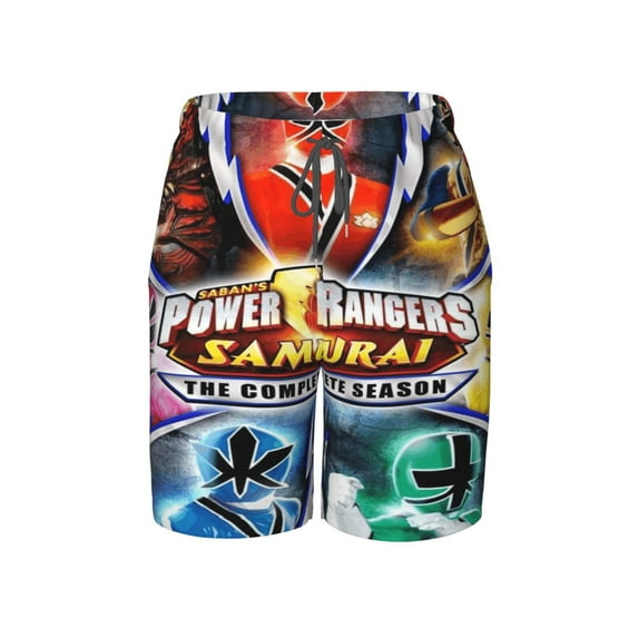 Boys Power Team Ran-,Ger2 Swim Trunks With Mesh Liner Kids Cartoon ...