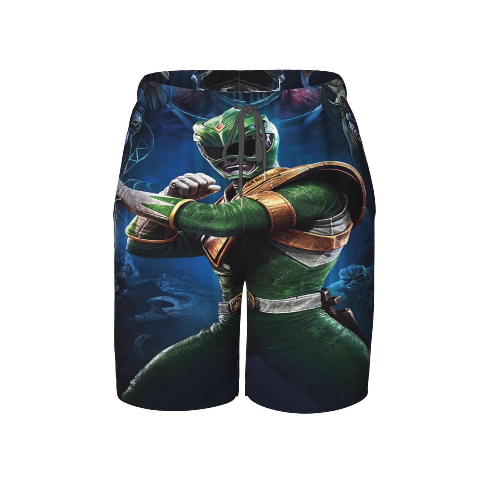 Boys Power Team Ran-,Ger2 Swim Trunks With Mesh Liner Kids Cartoon ...
