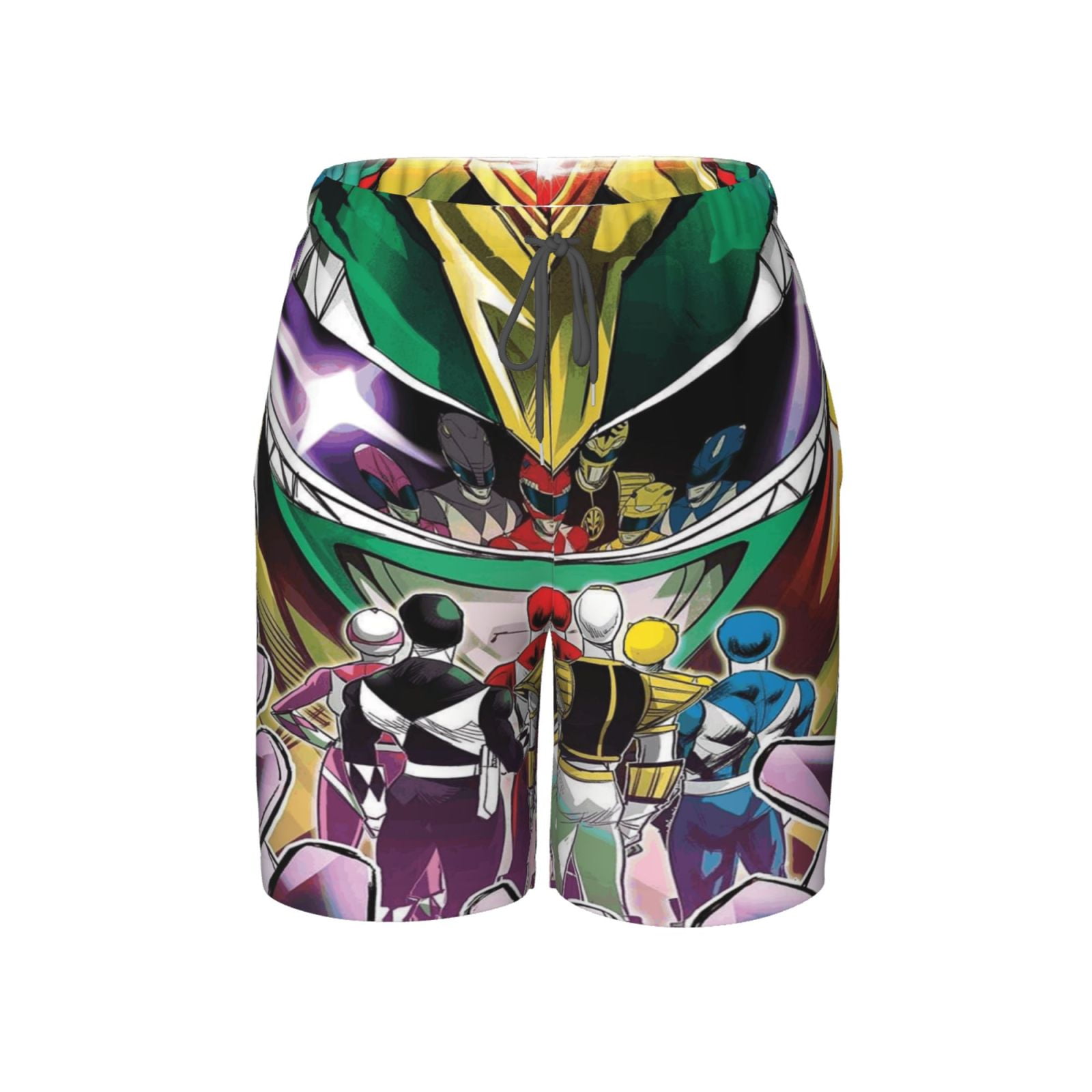 Boys Power Team Ran-,Ger2 Swim Trunks With Mesh Liner Kids Cartoon ...