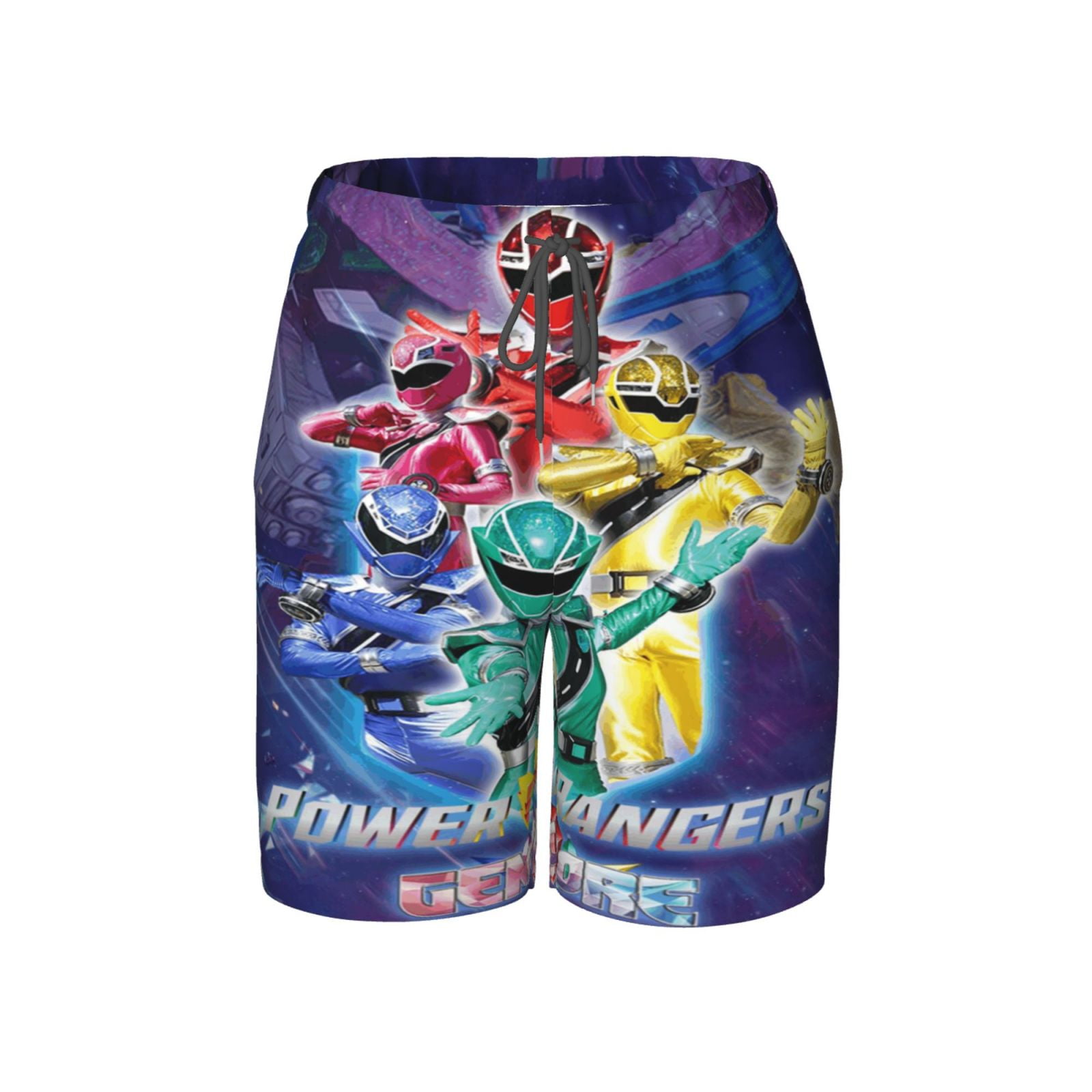 Boys Power Team Ran-,Ger2 Swim Trunks With Mesh Liner Kids Cartoon ...