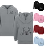 Boys Print Hooded Pullover Sweatshirt with Zipper Eyelets and Pocket ...