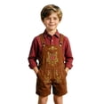 Boys Printed Casual Oktoberfest Traditional Bavarian Lederhosen Style ...