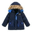 Gyratedream 2-6T Toddler Kids Little Boy Girl Winter Down Coat Fleece Lined Hooded Jacket ...