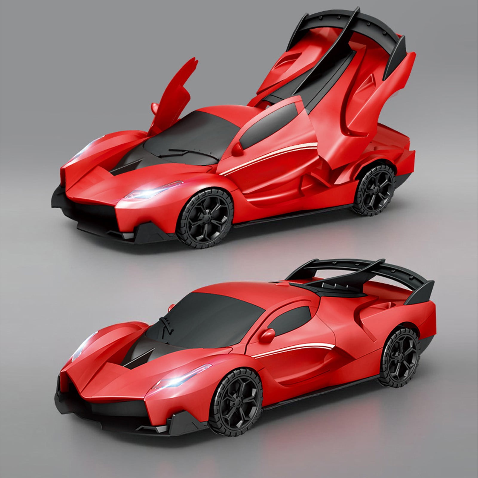 Boys Racing Car Toy - 360° Rotating Music Light Up Car for Kids Age 3 ...