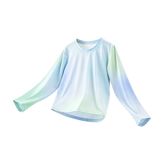 Boys Rash Guard Shirts, UPF 50+ Summer Long Sleeve Quick Dry Sun ...