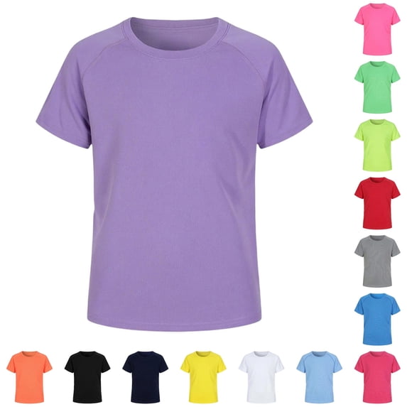 Boys Rash Guard Swim Shirt Short Sleeve Sun Protective Top For Toddler ...