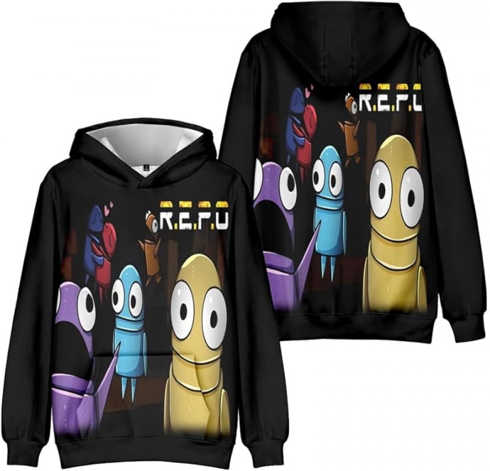Boys Repo Game 3D Figure Printed Sweatshirt for Fans Gift Kids R.E.P.O ...