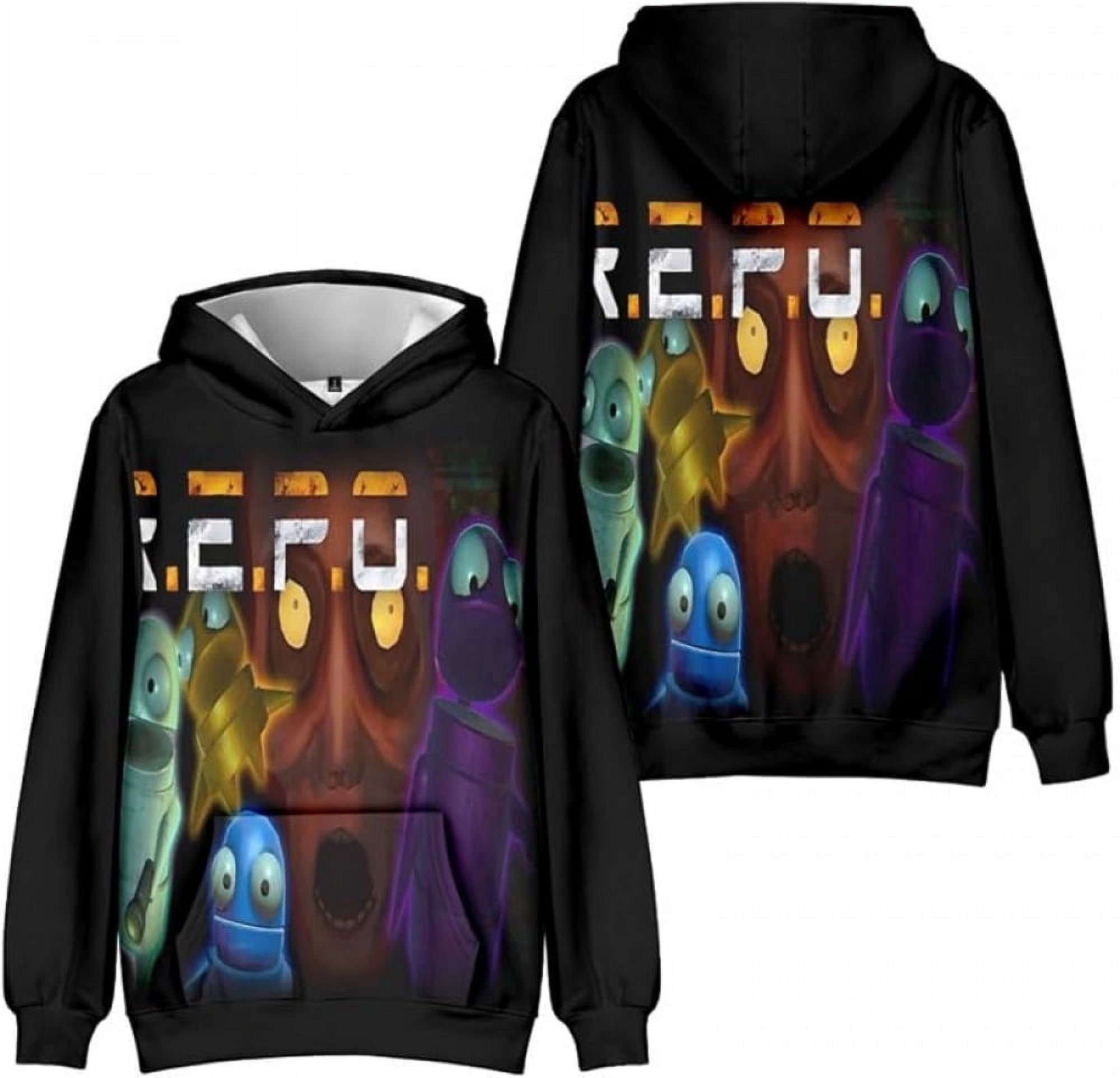 Boys Repo Game 3D Figure Printed Sweatshirt for Fans Gift Kids R.E.P.O ...