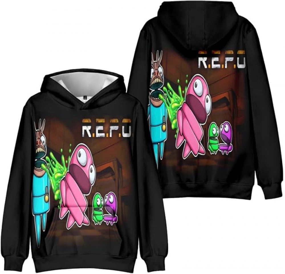 Boys Repo Game 3D Figure Printed Sweatshirt for Fans Gift Kids R.E.P.O ...