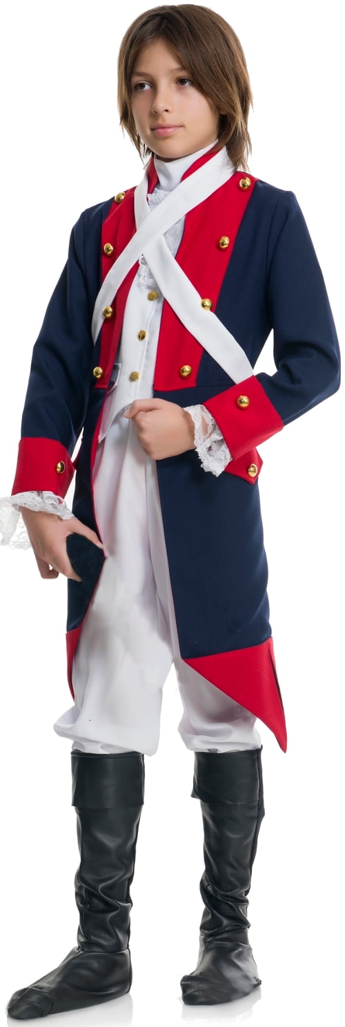 Boys Revolutionary Soldier Pants Vest Jabot Cross Belts And Cuffs ...