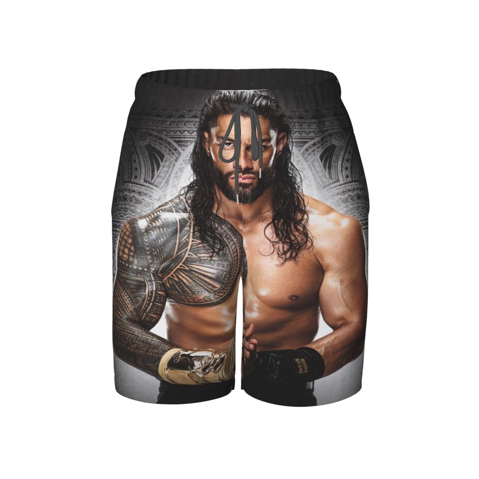 Boys Roman Wres-Tler Reign Beach Shorts Swim Trunks Swim Shorts Quick ...