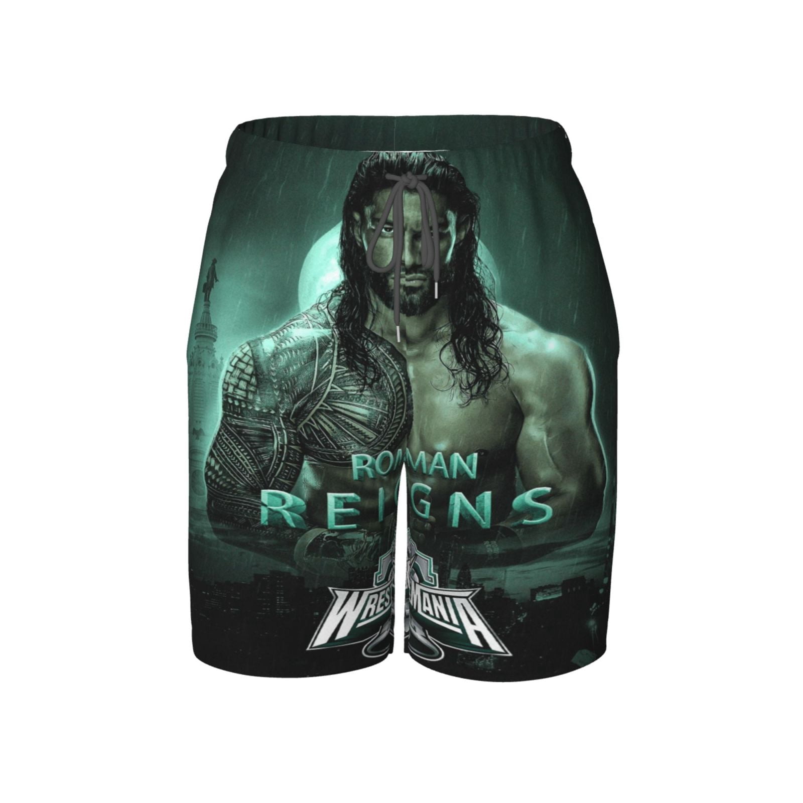 Boys Roman Wres-Tler Reign Beach Shorts Swim Trunks Swim Shorts Quick ...